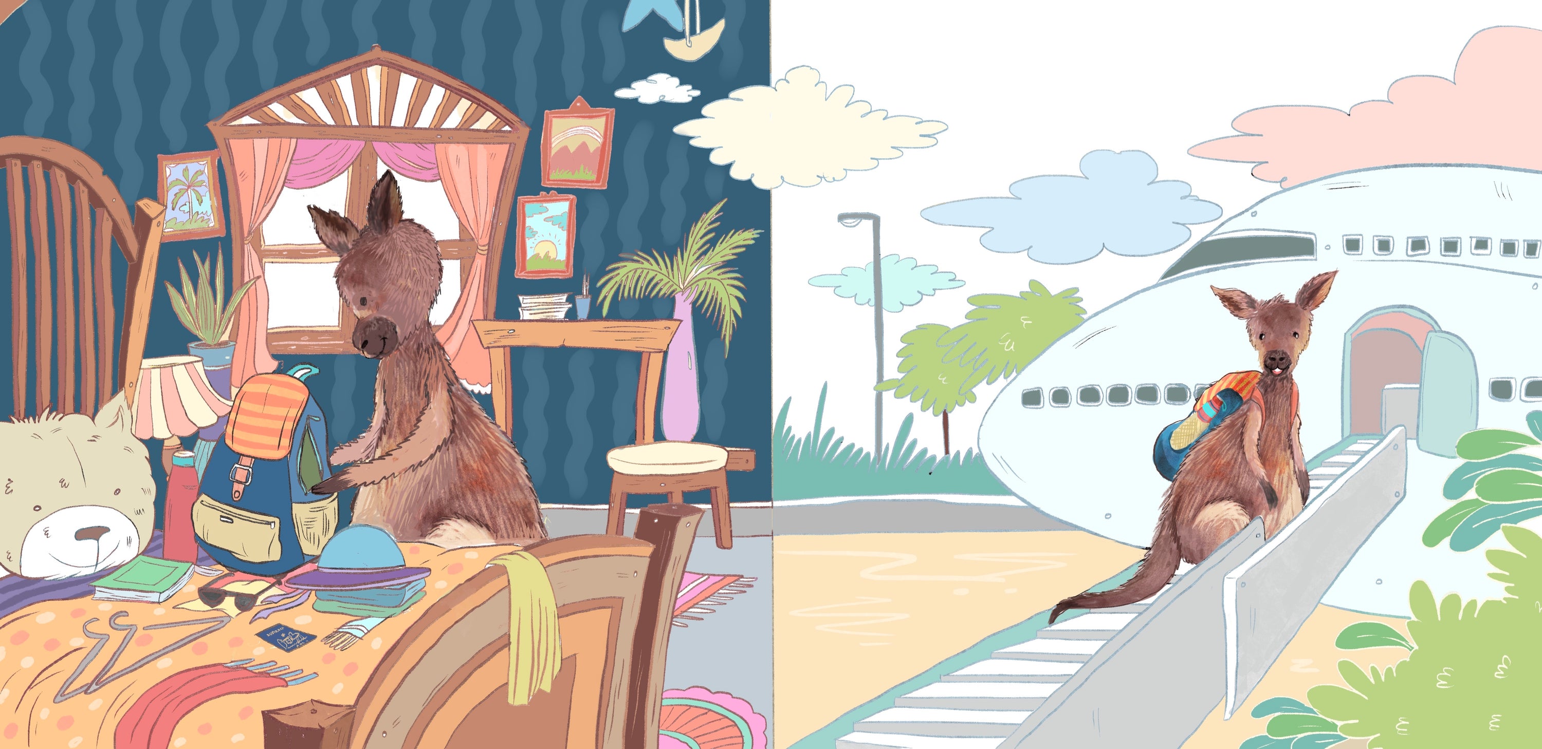 Wally The Wandering Wallaby – Wally the Wandering Wallaby